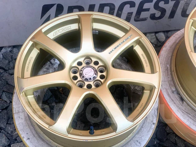 Made in Japan! Work Emotion XT7 Gold R18, 18", 1 шт, Ширина диска 7.5 ...