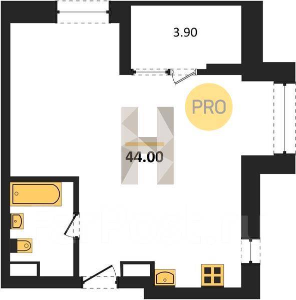 ПЕРЕУСТУПКА шикарная квартира Евро-двушка в ЖК "Футурист" на Баме ...