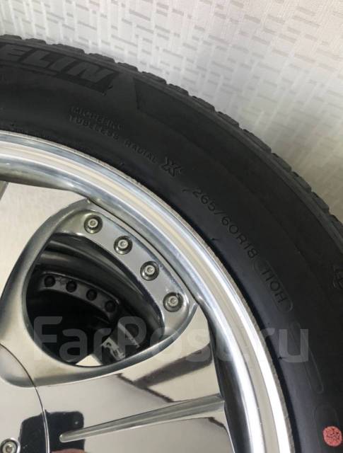 Литьё18 с резиной, 18", 1 шт, 265 мм, 60 %, радиальный, 265/60/18 ...