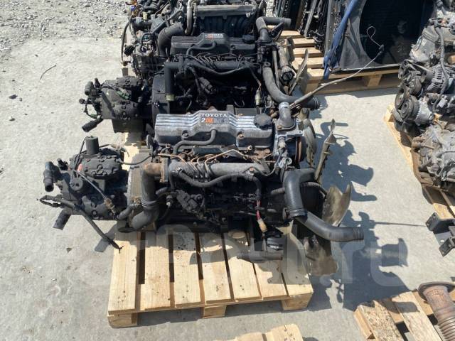 Двигатель в сборе Toyota 2DZ есть видео тест купить во Владивостоке по ...