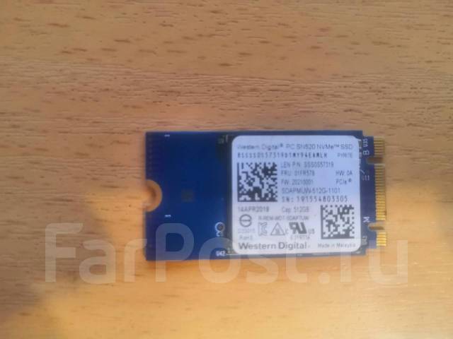 Твердотельный накопитель WD PC SN520 512 ГБ PCI-E M.2 NVMe - Носители ...