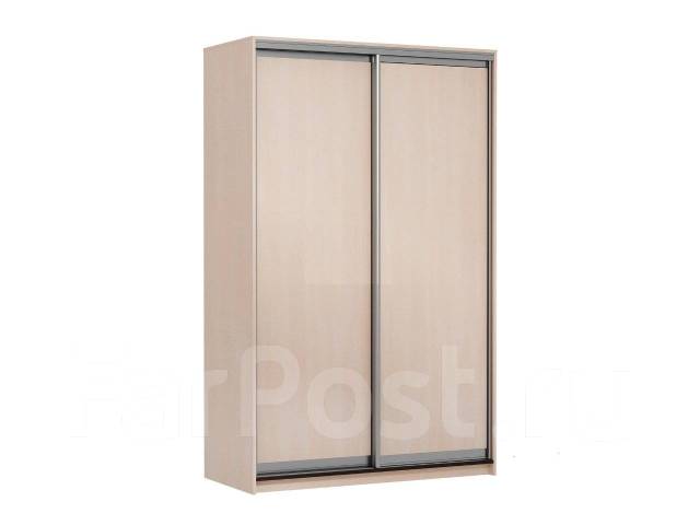 Шкаф-купе 100*46 см "Мираж 10.2" цв. млечный дуб (Россия), дсп, лдсп ...