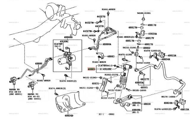 Цилиндр Пневмоподвески Toyota 48886-60021 купить во Владивостоке по ...