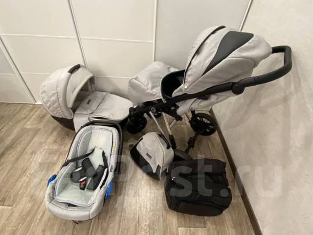 Коляска Melbu 3в1 Verdi, б/у, в наличии. Цена: 15 000₽ во Владивостоке