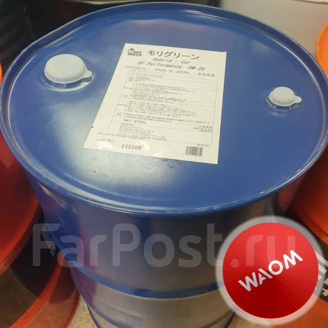 Масло синтетика Япония Moly Green Hybrid SP GF6 0W-20 розлив WAOM ...