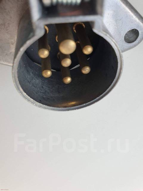 Разъем прицепа N-type 7-полюсный (розетка+вилка) ПС-325 24V 40А ГОСТ ...
