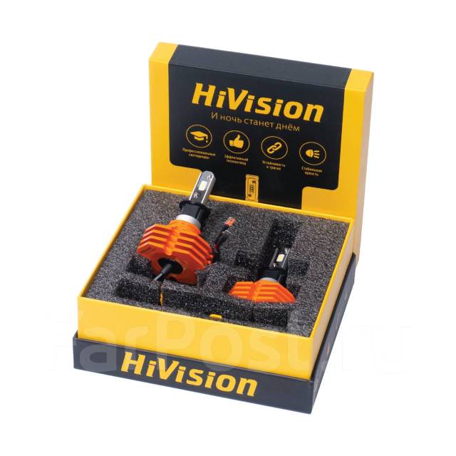 Лампа светодиодная HiVision Headlight Z1 PRO H1 6000K Toyota Honda ...