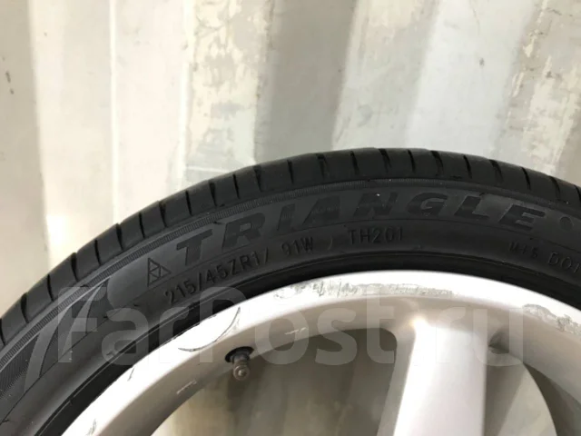 Японские 17 диски Kosei Seneka RS с резиной Triangle Sportex TSH11, 17 ...