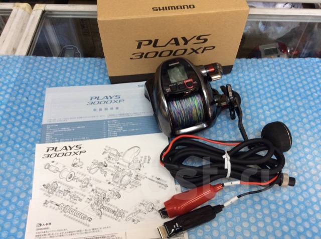 Катушка мультипликаторная электрическая Shimano’18 Plays 3000XP 2019г, б/у, в наличии. Цена: 48 ...
