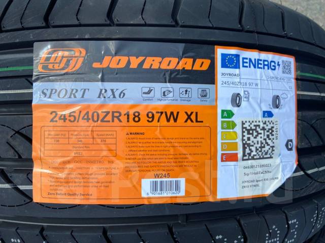 Joyroad Sport RX6, 245/40R18, 18", 1 шт, в наличии, 245 мм, 40 % ...