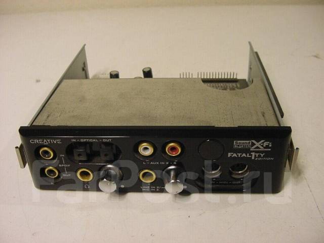 Звуковая карта Creative LABS Sound Blasterx/fi(SB0250)SB0460, б/у, в ...