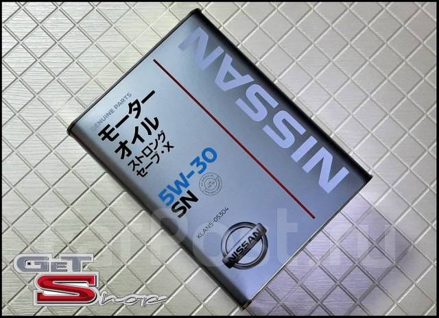 Моторное Масло Nissan Strong SAVE X 5W30 SN, 4л. (KLAN5-05304 ...