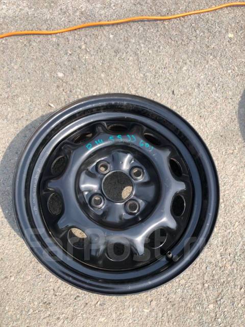 Один диск Nissan R14 4*100, 14", 1 шт, 4x100, штампованные, 60,1 мм. 1 ...