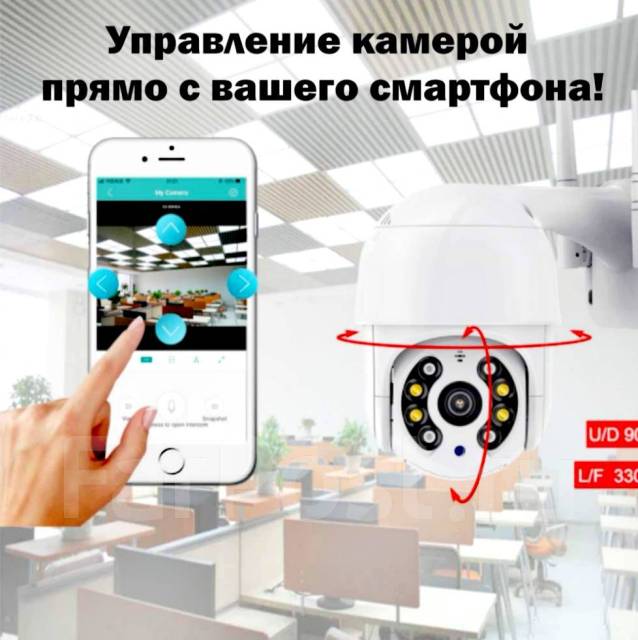 Уличная поворотная камера видеонаблюдения с sim сим картой 4g WiFi cam ...