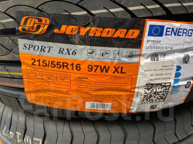 Joyroad Sport RX6, 215/55R16, 16", 1 шт, в наличии, 215 мм, 55 % ...