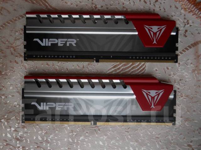 Оперативная память Patriot Viper DDR4 PC4-22400 4+4=8 ГБ, 8 гб, б/у, в ...