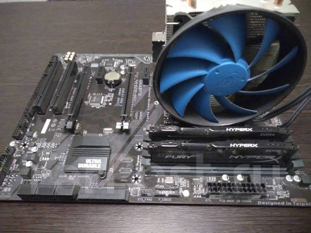 Материнская плата.ga_ b250 hd3 процессор интел i5 7400 8 гиг оп память ...