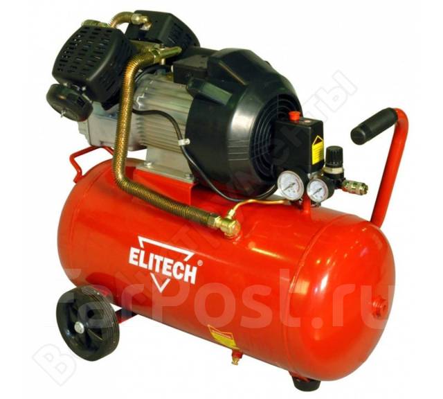 Компрессор Elitech КПМ 360/50, новый, в наличии. Цена: 28 140₽ во ...