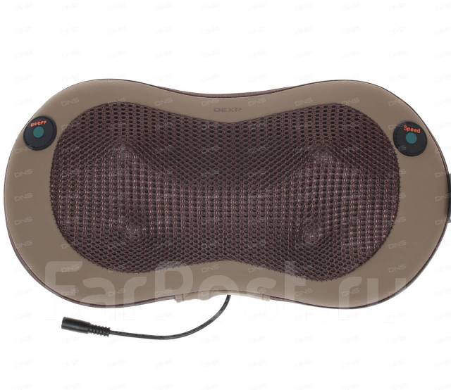 Массажная подушка Dexp инфракрасный подогрев 3 режима, медицинская ...