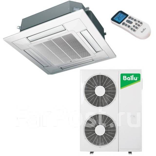 Кассетный кондиционер Ballu BLC_M_C-48HN1 на 145 кв. м, On-Off ...