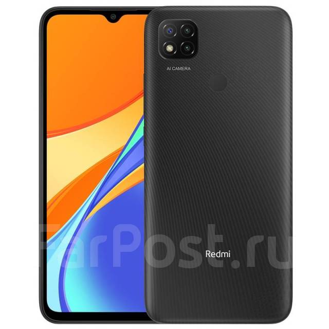 Redmi 9c 2/32gb, NFC, Ростест, Запечатан, Новый, 32 гб, 6.53", моноблок ...