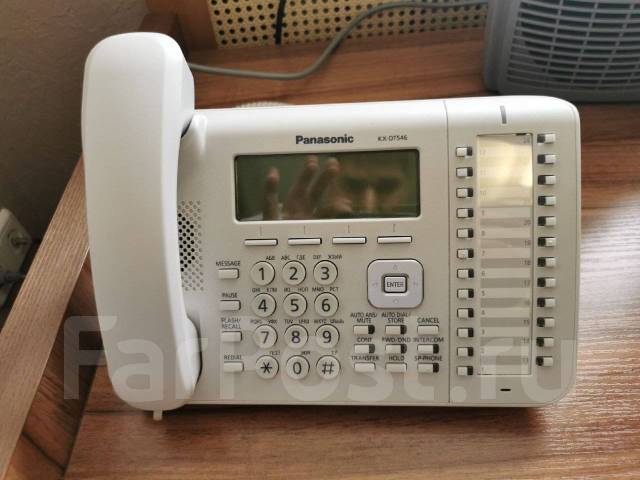 Системный телефон Panasonic KX-DT546RUW, новый, в наличии. Цена: 14 000 ...
