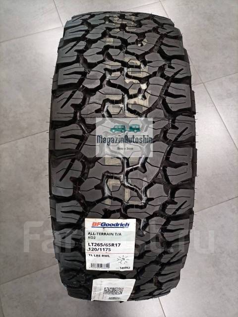 BFGoodrich All-Terrain T/A KO2, 265/65R17 120S, 17", 1 шт, 265 мм, 65 % ...