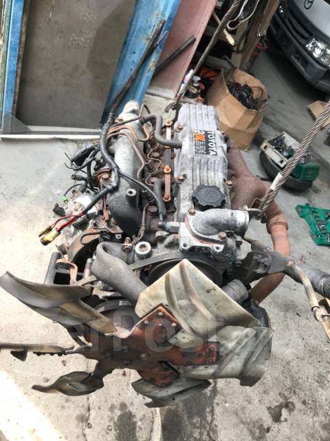 Двигатель в сборе Toyota 2DZ есть видео тест купить во Владивостоке по ...