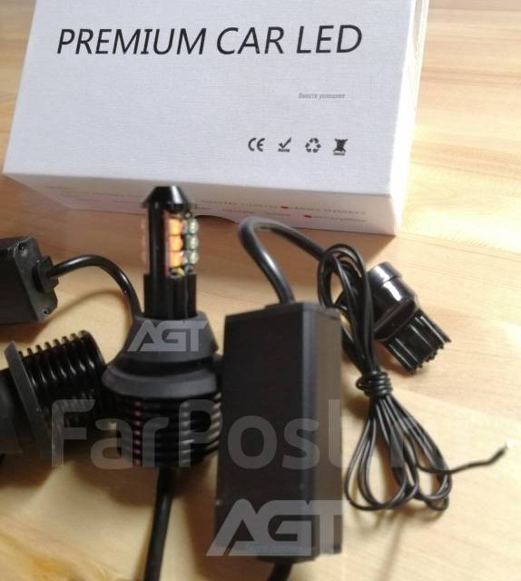 Дневные ходовые огни с поворотником 7440 Т20 ДХО Гарантия 6мес IP65 ...