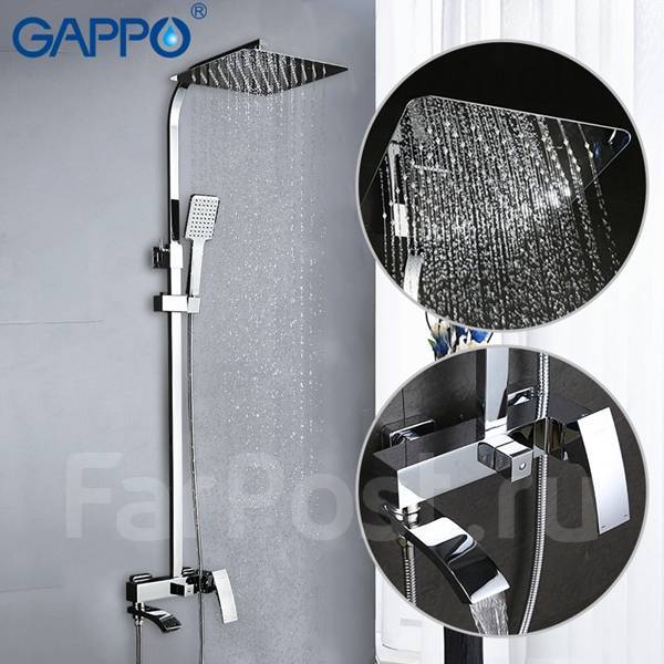 Душевая система Gappo G2407, в наличии. Цена: 29 700₽ во Владивостоке