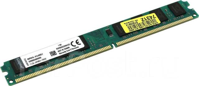 Оперативная память Kingston Valueram Ddr2 Dimm 2 Гб Vlp Maze