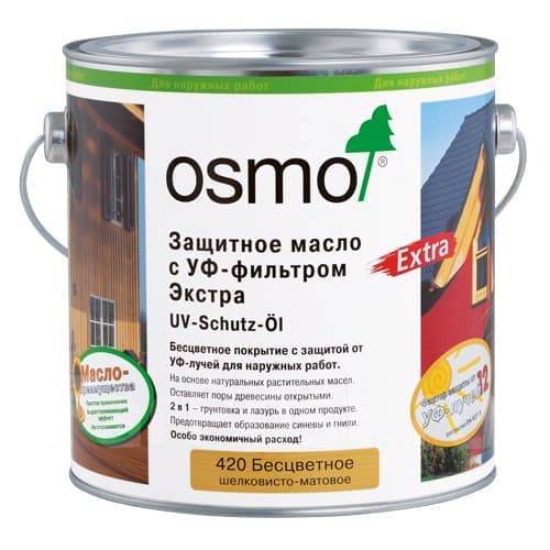 Масло OSMO (ОСМО) для наружных работ. Натуральные покрытия для дерева
