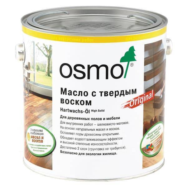 Масло OSMO (ОСМО) для внутренних работ. Натуральные покрытия для дерева
