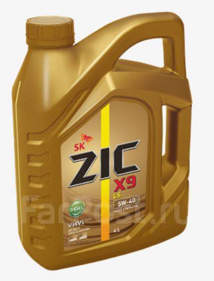 Масло моторное ZIC X9 LS Diesel 5w40 SN/CF, ACEA С3, Dexos2 4л ...