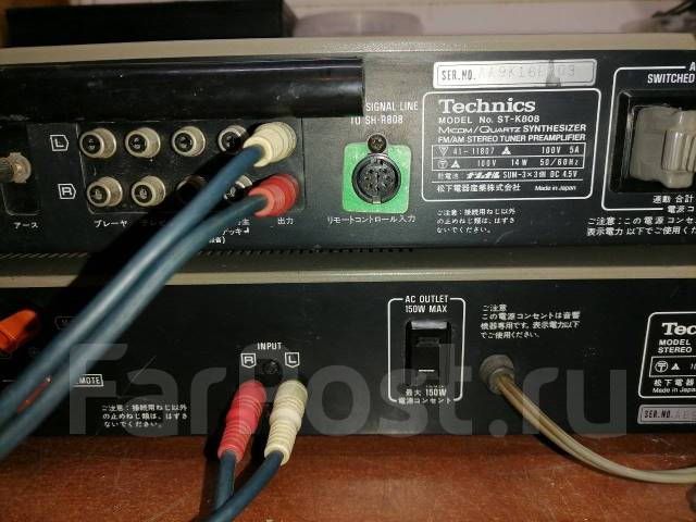 Усилитель Technics ST-K808 + SE-A806 100 вольт 1980 год, б/у, в наличии ...