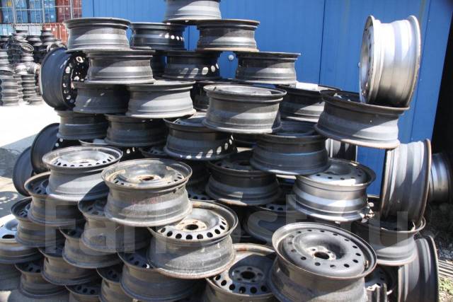 Диски R15, Toyota, 15", 4 шт, 5x100, штампованные, 54,1 мм. 4 шт, б/у ...