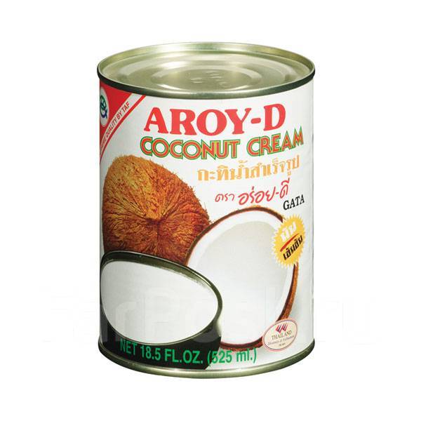 Сливки кокосовые 560 мл ж/б Aroy-D - Продукты питания во Владивостоке