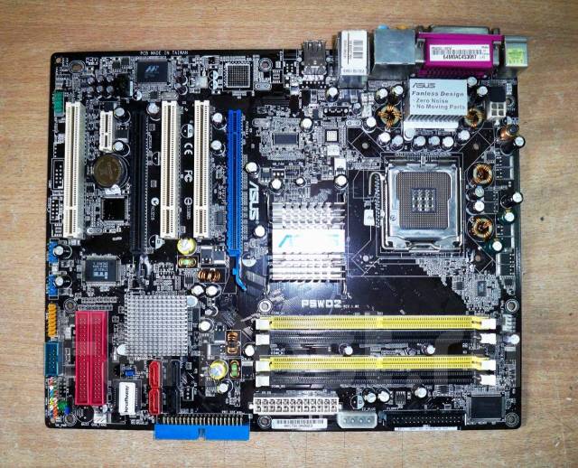 Материнская плата LGA775 4DDR2 2PCI-Ex16 ASUS-P5WD2(Intel955X), б/у, в ...