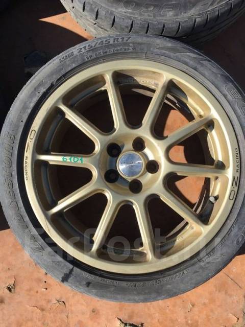 Колеса OZ Racing Prodrive R17 5x100 7JJ 40ET + Bridgesto 215/45 Лето ...