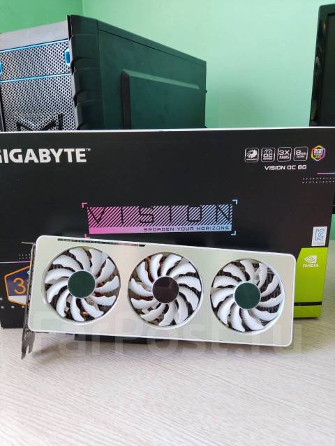 Gigabite RTX 3060Ti Vision OC 8GB, б/у, в наличии. Цена: 34 000₽ во ...