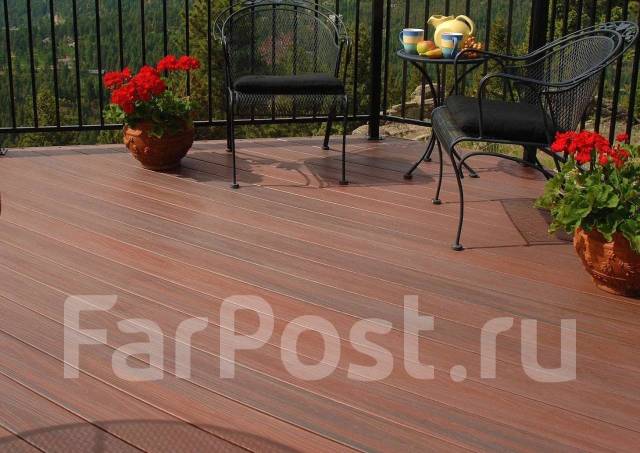 Распродажа! Террасная доска нового поколения Sundi WPC Antique, Coffe ...