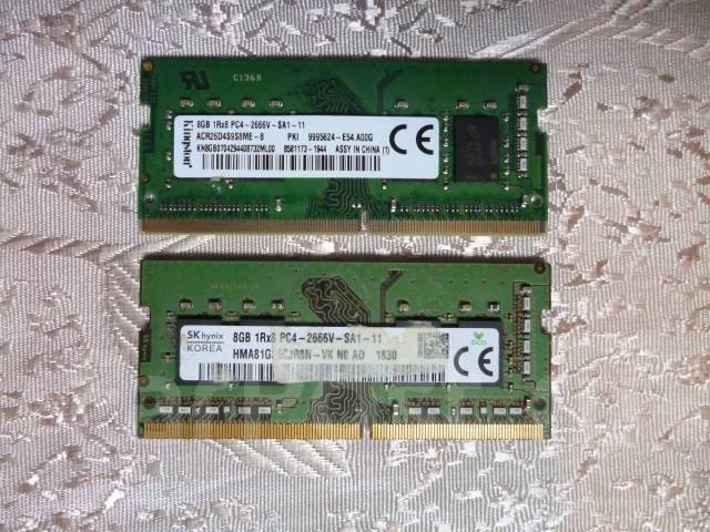 Оперативная память ноутбук so-dimm DDR4 2666 MHz 8+8=16 ГБ, 16 гб ...