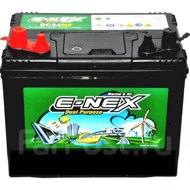 Лодочный аккумулятор E-NEX Marine DC24MF 80 А/ч. От 7240 руб. 2022 г ...