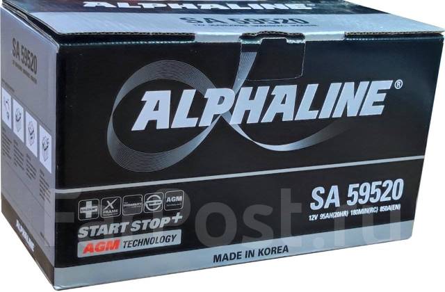 Аккумулятор Alphaline AGM SA 59520 95 А/ч. От 13873 руб! Свежий выпуск ...