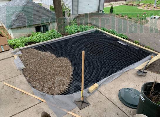 В МалоЭтажке! Решетка газонная пластиковая "Hexarm" (Гексарм) Чёрная ...