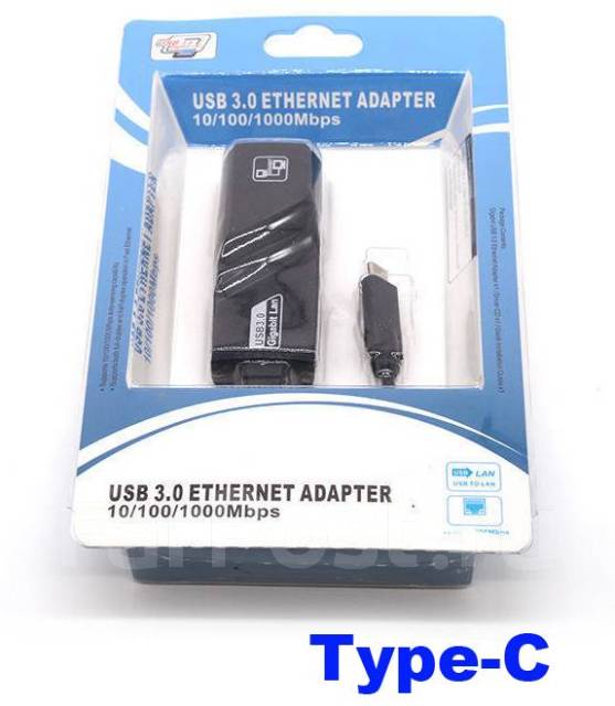 Сетевая карта RTL8153 Ethernet RJ45 [1x10/100/1000 Мбит/сек, Type-C ...
