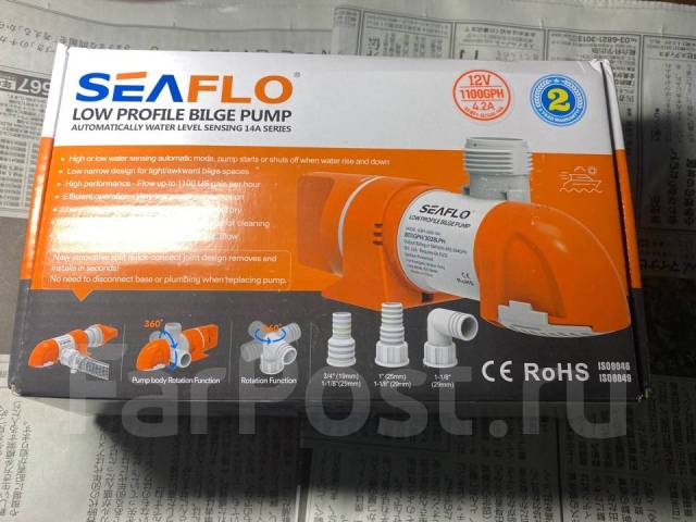 Продам лодочный водяной насос Seaflo, новый, в наличии. Цена: 7 000₽ во ...