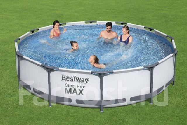 Каркасный бассейн Steel Pro Max 366х76см.56416 Дом Плюс - Сад и огород ...
