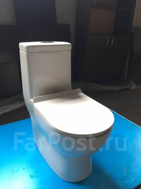 Унитаз напольный моноблок c крышкой микролифт. Уценка - Сантехника и ...