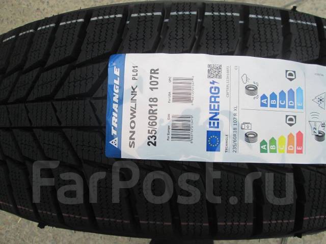 Triangle Group PL01, 235/60 R18, 18", 1 шт, в наличии, 235 мм, 60 %, радиальный, зимние. Цена ...